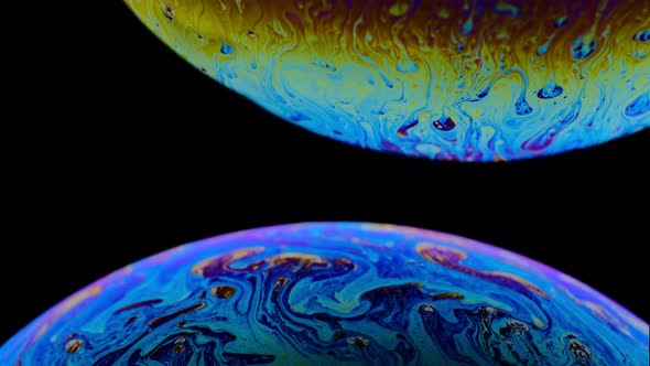 Close Up Surface Air Bubble, Effect From Chemical, Temperature and ...