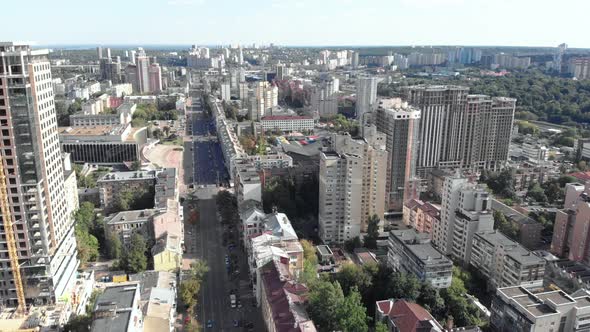 Kyiv, Ukraine. City View. Aerial Landscape, Stock Footage | VideoHive