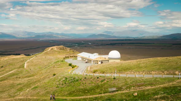 4K Time Lapse on Mount John University Observatory, Lake Tekapo, New ...