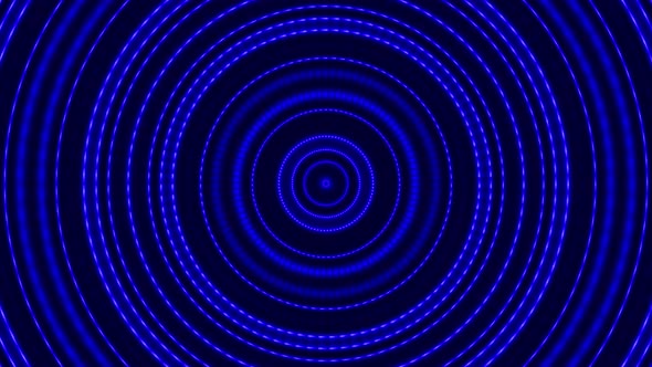 Abstract Blue Circle Waves Loop Background, Motion Graphics | VideoHive