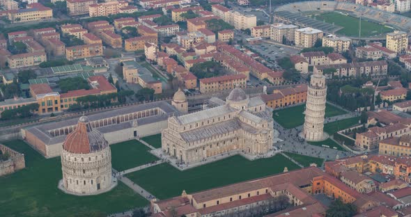 Leaning Tower of Pisa From Above, Stock Footage | VideoHive