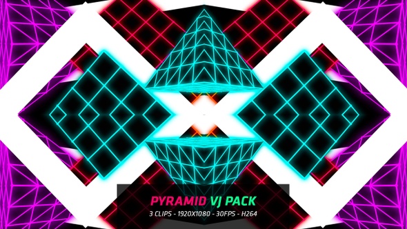 Pyramid Vj Pack 3 in 1, Motion Graphics | VideoHive
