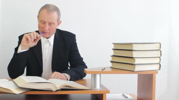 Adult Student Doing Homework, Stock Footage | VideoHive