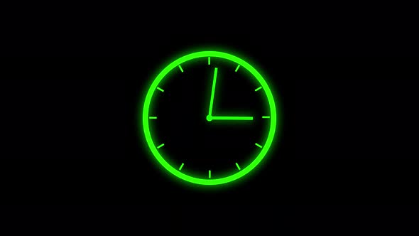 Technology timer clock animation. Vd 31, Motion Graphics | VideoHive