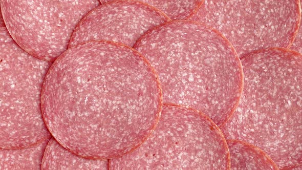 Salami Slices Rotating, Stock Footage | VideoHive