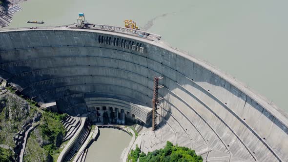 Water Dam Aerial View - Dam Aerial, Stock Footage | VideoHive