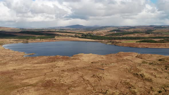 Aerial View of Lough Adeery By Killybegs Fresh Water Reservoir County ...