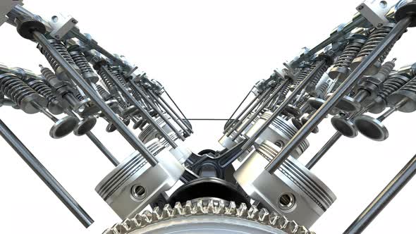 Engine Pistons, Motion Graphics | VideoHive