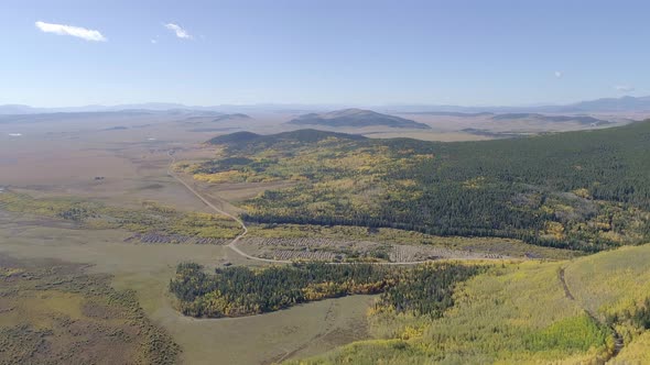 Fall foliage at Boreas Pass, CO, Stock Footage | VideoHive