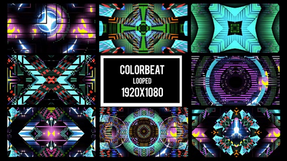 Colorbeat Background VJ Pack, Motion Graphics | VideoHive