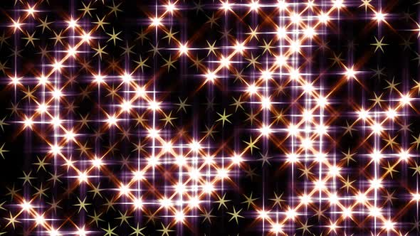 4k Blinking Stars, Motion Graphics | VideoHive