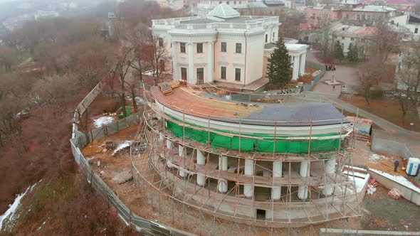 Construction of the Colonnade, Stock Footage | VideoHive