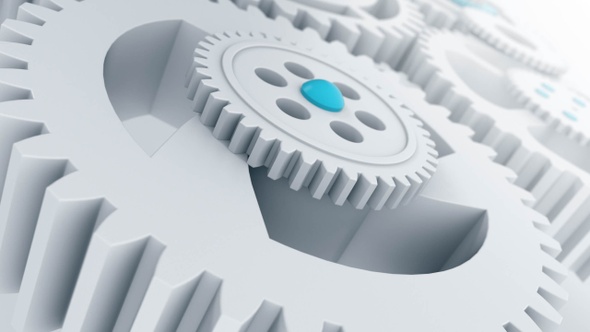 3D Cogwheel Animation, Motion Graphics | VideoHive