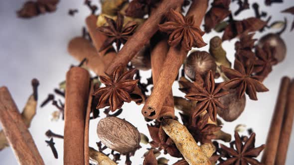 Super Slow Motion of Flying Spices, Stock Footage | VideoHive