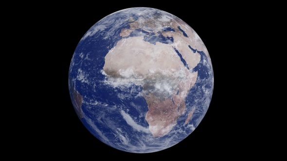 3D Animation of Planet Earth rotation., Motion Graphics | VideoHive