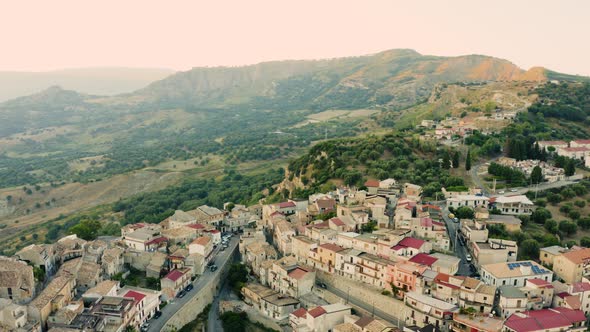 Careri City on the Calabria Mountains, Stock Footage | VideoHive