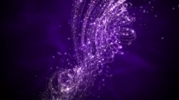 Purple Moving Background Sparkling Strings, Motion Graphics | VideoHive