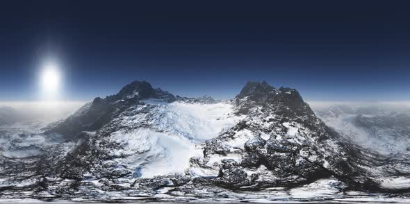 Aerial Vr 360 Panorama of Mountains, Motion Graphics | VideoHive