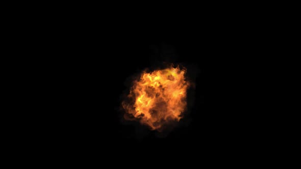 Fire on Top View Loop, Motion Graphics | VideoHive