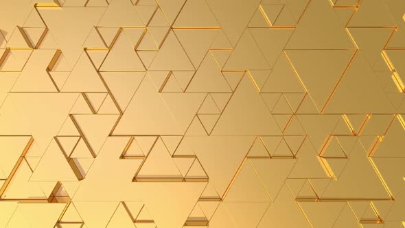 Gold Triangles, Motion Graphics | VideoHive