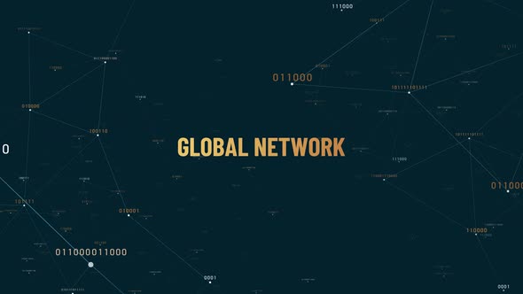 Global Network Animation 4K, Motion Graphics | VideoHive