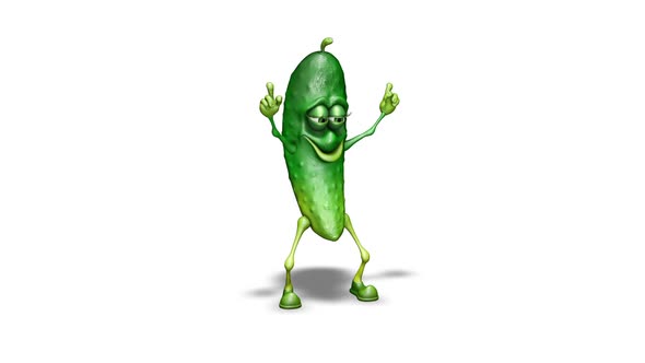 Fun Cucumber - 3D Cartoon Dance, Motion Graphics | VideoHive