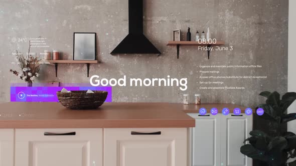 Augmented Reality Kitchen, Motion Graphics | VideoHive