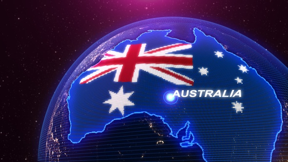 Australia Map Animation, Motion Graphics | VideoHive