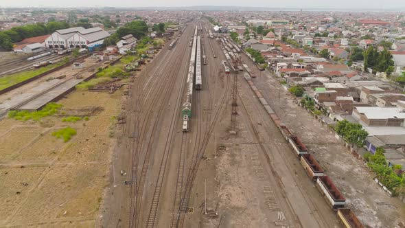 Railway Station in Surabaya Indonesia, Stock Footage | VideoHive