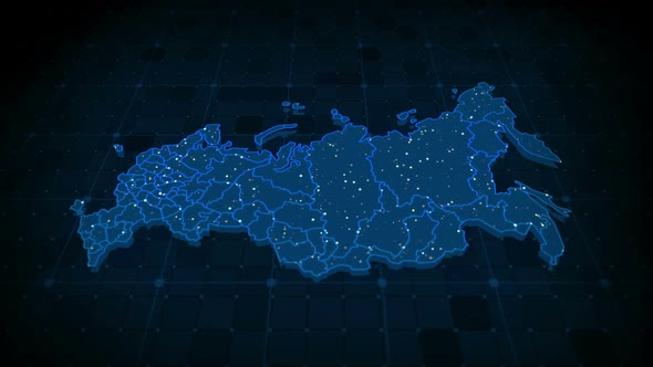 Russia Map Hd, Motion Graphics | VideoHive