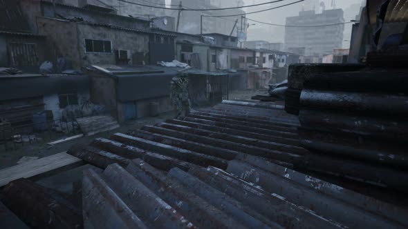 A Robot Explores The Slums, Motion Graphics | VideoHive