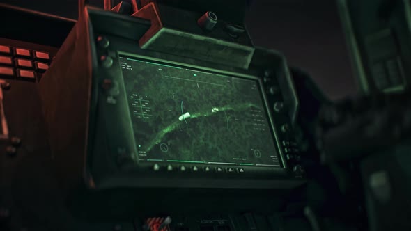 Weapon interface is shooting a missile on the rival forces military ...