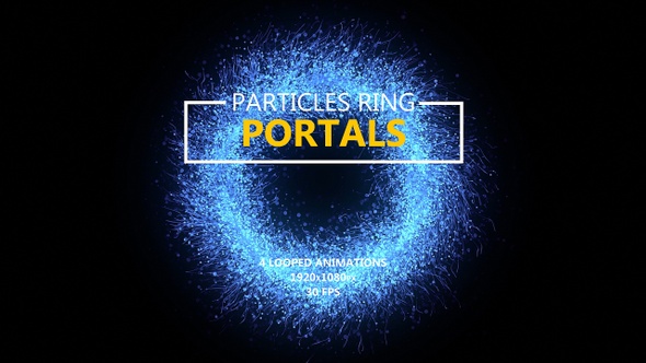 Portal - Particles Ring, Motion Graphics | VideoHive