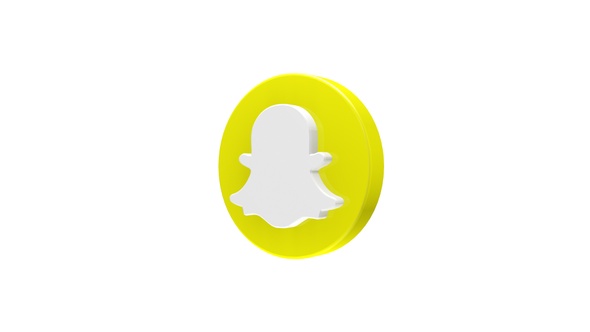 Social Media 3D Snapchat Icon, Motion Graphics | VideoHive