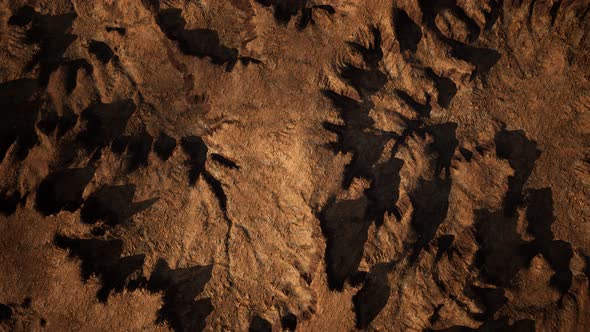 Top Erial View of the Red Rock Canyon, Motion Graphics | VideoHive