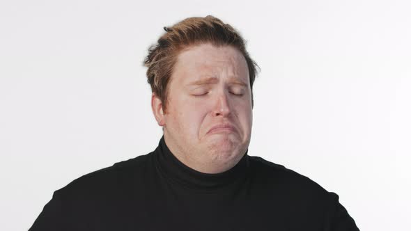 Man with Not Bad Face Expression, Stock Footage | VideoHive