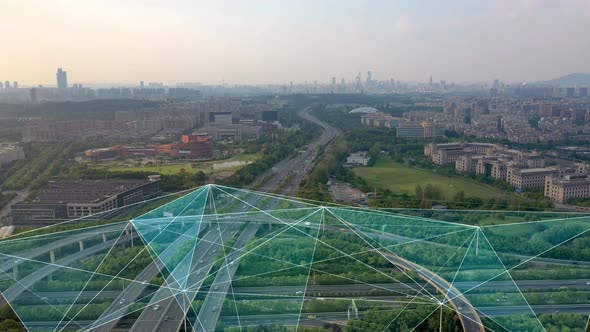 Smart traffic big Data concept, Stock Footage | VideoHive