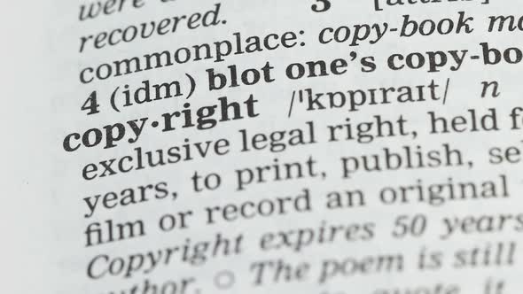 Copyright, Definition on English Vocabulary, Legal Rights Protection ...