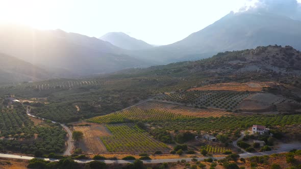 Aerial View of Crete Island Greece, Stock Footage | VideoHive
