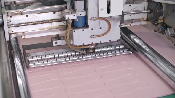 Operating Insole Making Machine, Stock Footage | VideoHive