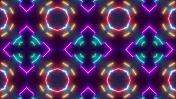 Multi Colored Light Beam Kaleidoscope Vj Background Loop 4K 11, Motion ...