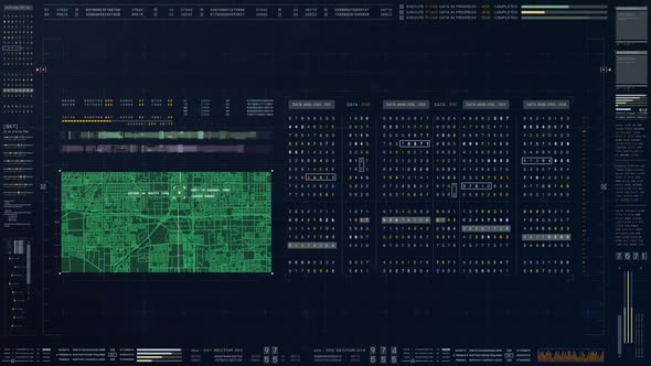 Futuristic Source Code Numbers 03, Motion Graphics | VideoHive