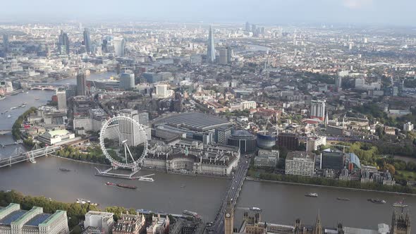 Flying above London, Stock Footage | VideoHive