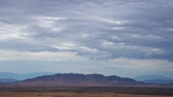 Timelapse of desert landscape near Vernon Utah, Stock Footage | VideoHive