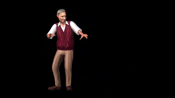 Old Man Swing Dancing, Motion Graphics | VideoHive