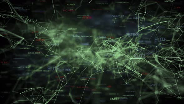 Online Gaming Network Connection 4K, Motion Graphics | VideoHive