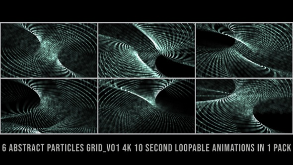 Abstract Particles Grid Pack Gray V01, Motion Graphics | VideoHive