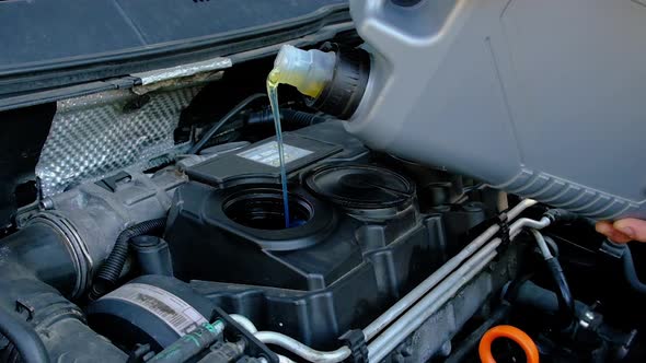 Fill Engine Oil with Engine Oil, Stock Footage | VideoHive