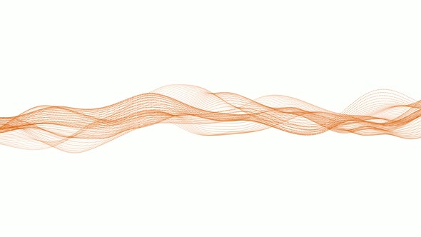 Brown Color Line Wave On White Background, Motion Graphics | VideoHive