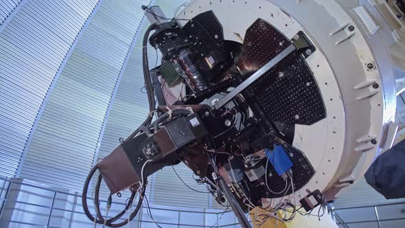 Rear View of an Infrared Telescope in Astrophysical Solar Observatory ...
